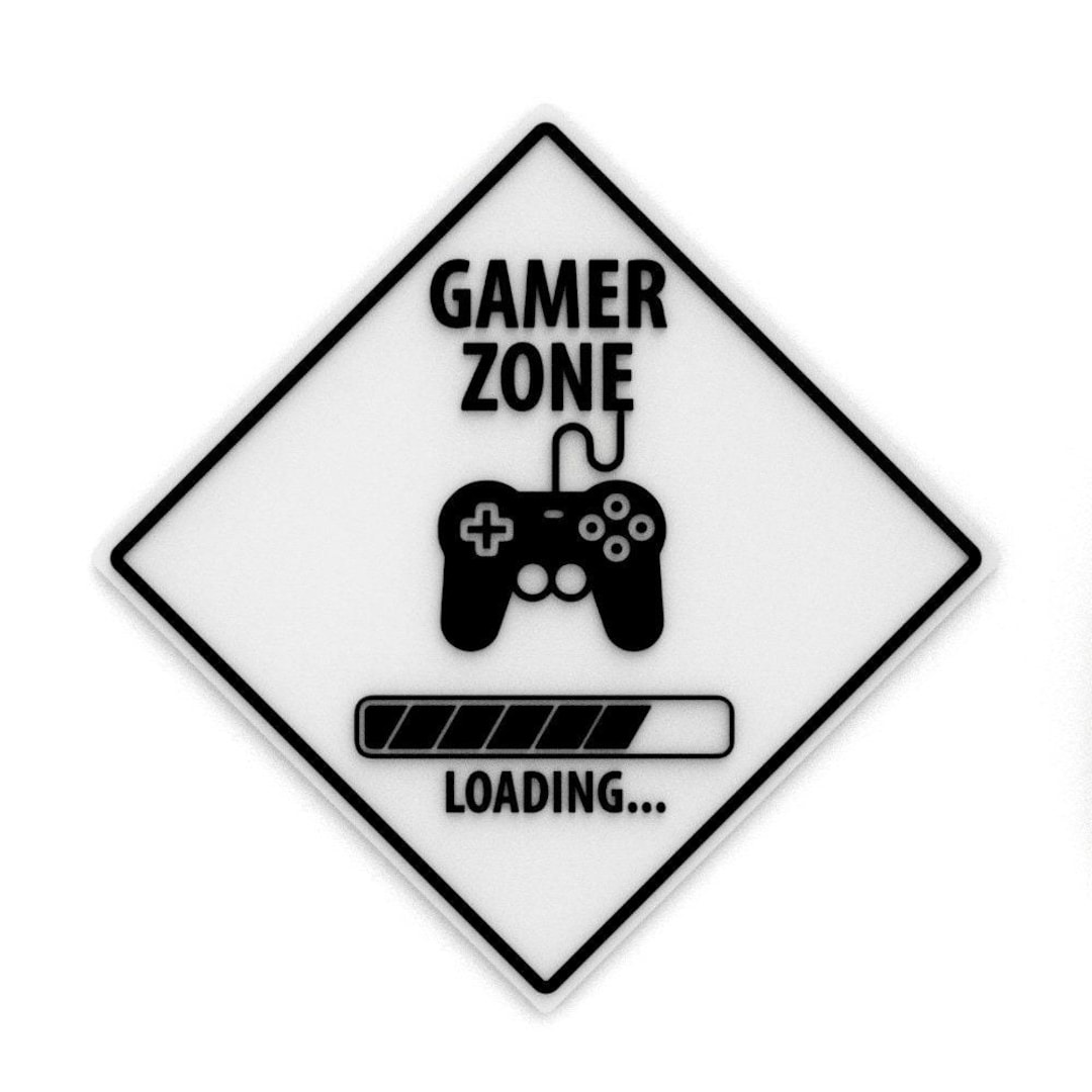 Sign | Gamer Zone Loading... - Etsy