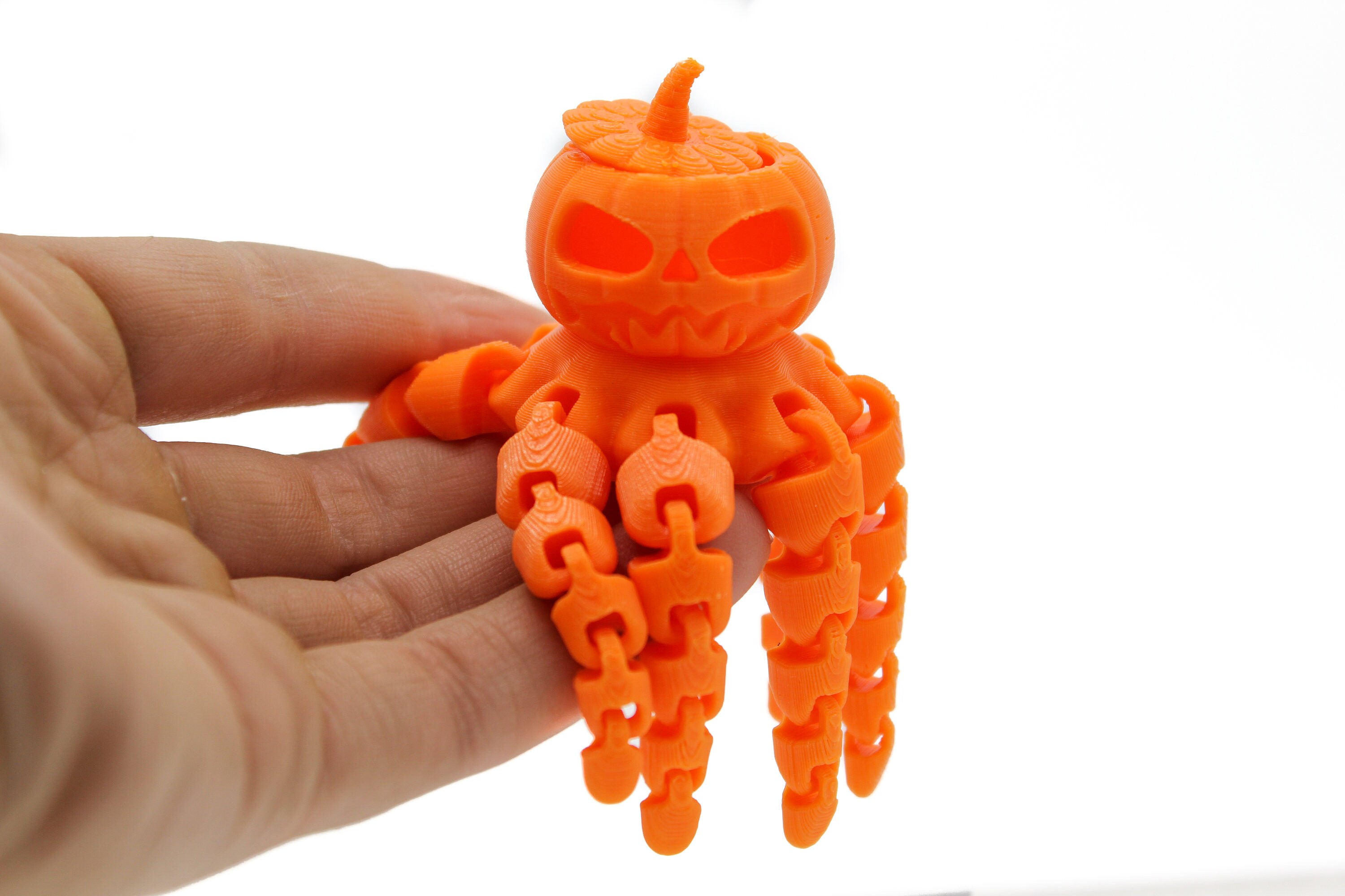 Fidget Toy Jack-o-lantern Octopus Removable Top - Etsy