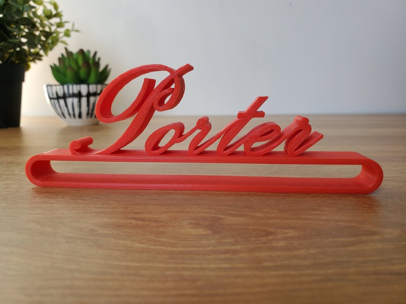 Customizable Name Tag to Personalize a Desk Counter or - Etsy