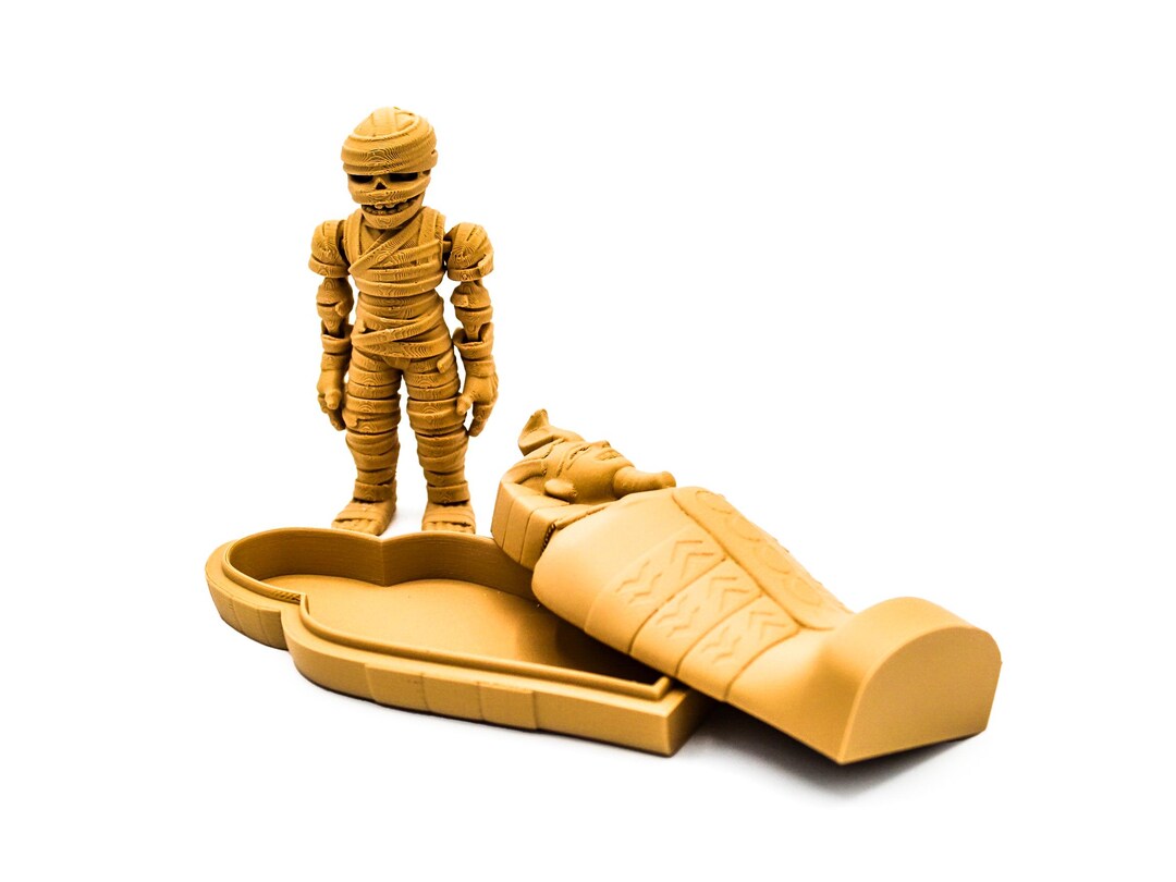 Mummy Sarcophagus 3D – Unique Egyptian-themed Decoration - Etsy