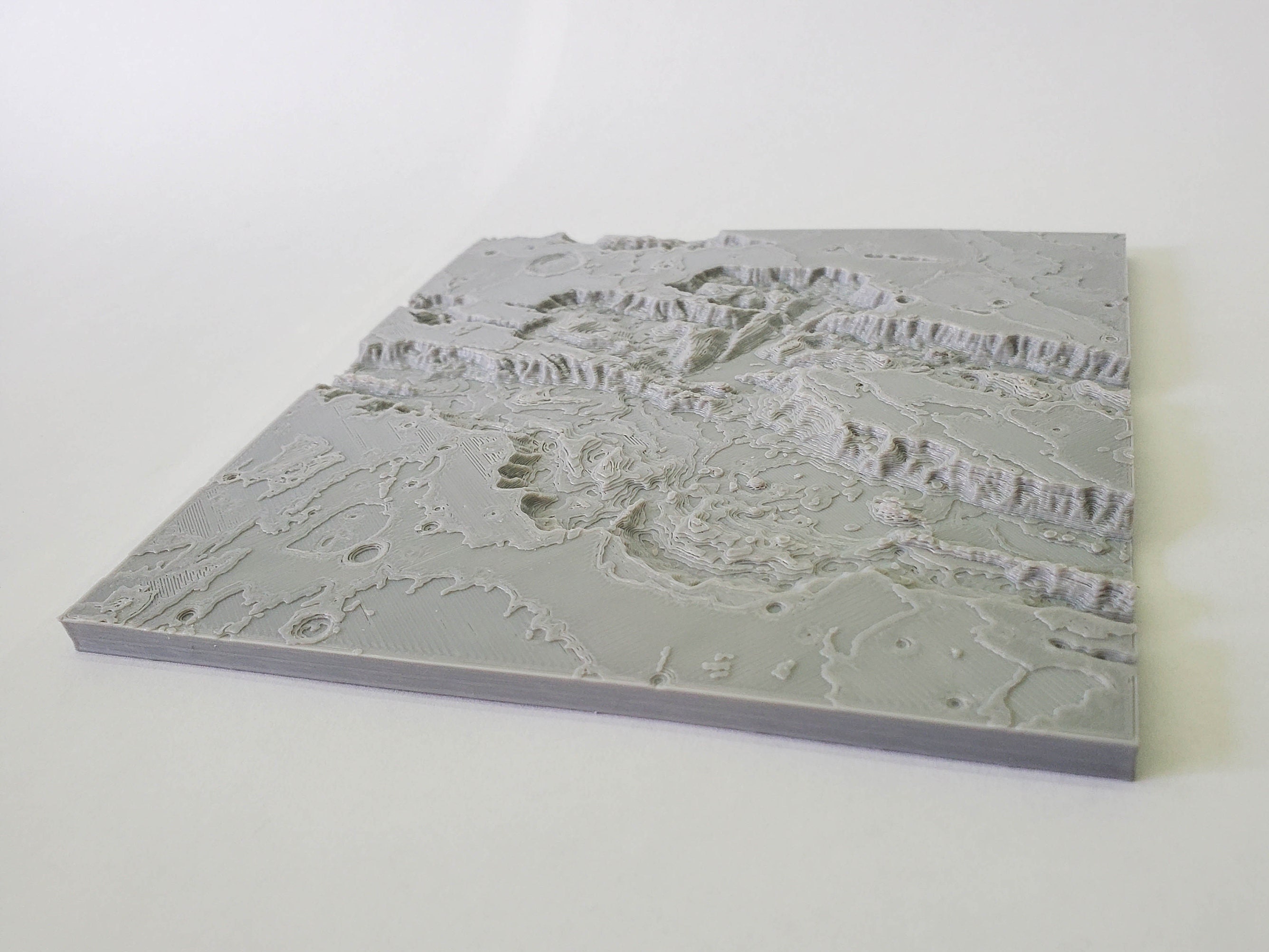 Mars 3D Topography Model of Valles Marineris - One of the Largest ...