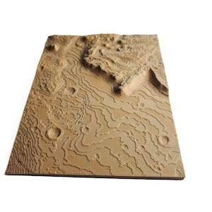 Mars 3D Topography Model of Jezero Crater Delta - the Perseverance ...