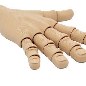 Fidget HAND KEY CHAIN | Flexible Articulating 3d Printed Key Chains - Etsy