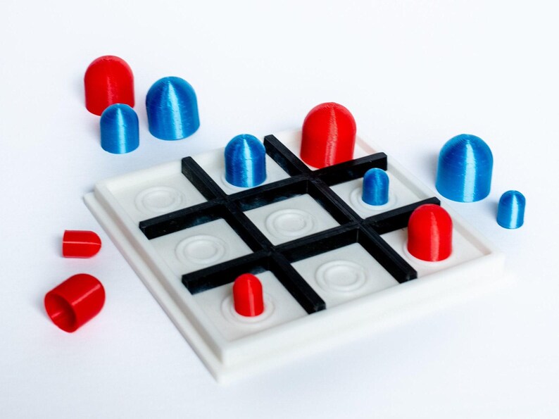 Tic Tac Toe Tower Game | Stacking Board Game - Etsy