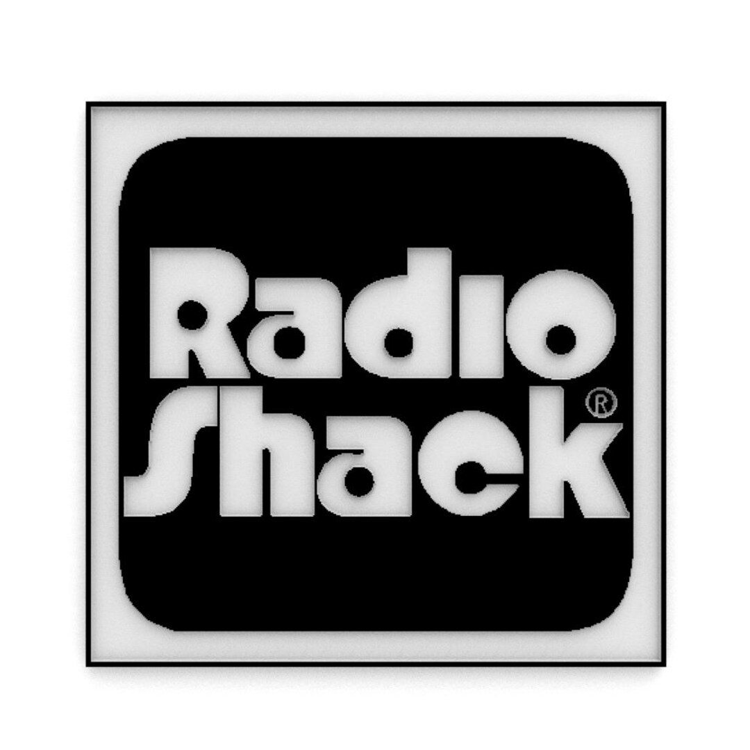 3D Printed Radio Shack Sign – Vintage-inspired Wall Decor - Etsy
