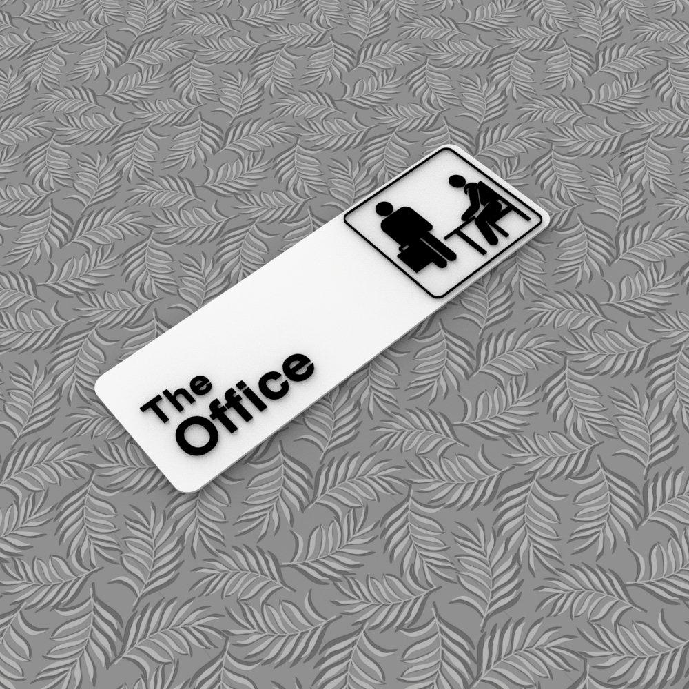 The Office Sign | 3D Printed PLA Desk Decor - Etsy