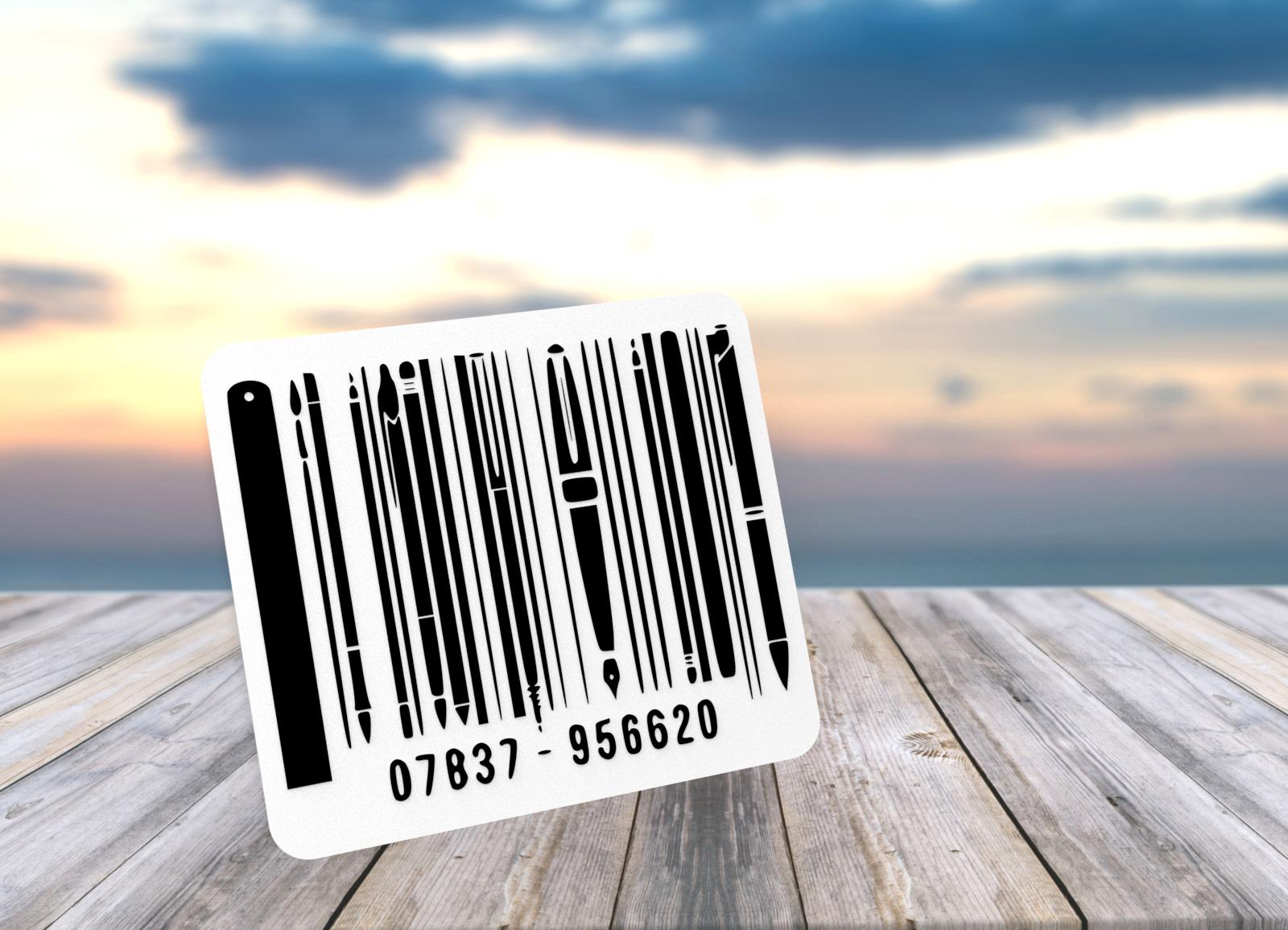 Barcode 7 | Funny Sign for Home or Office - Etsy