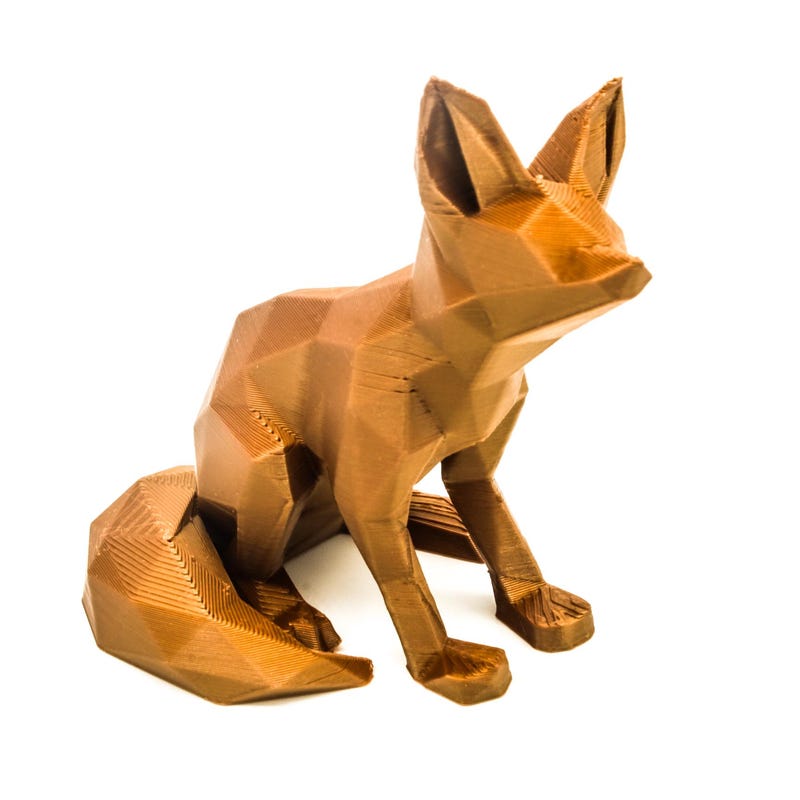Geometric Fox - Etsy