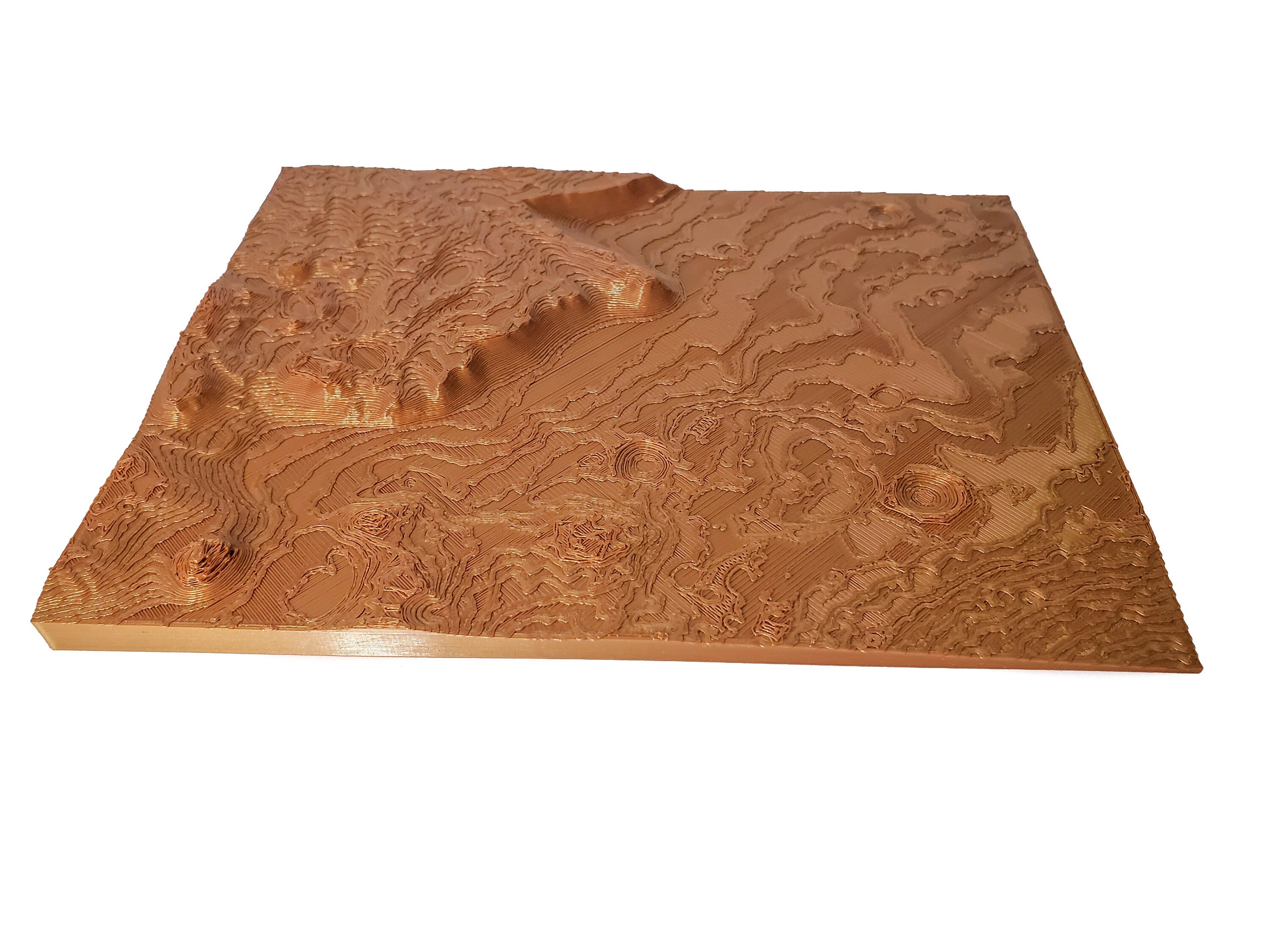 Mars 3D Topography Model of JEZERO CRATER Delta the NASA - Etsy