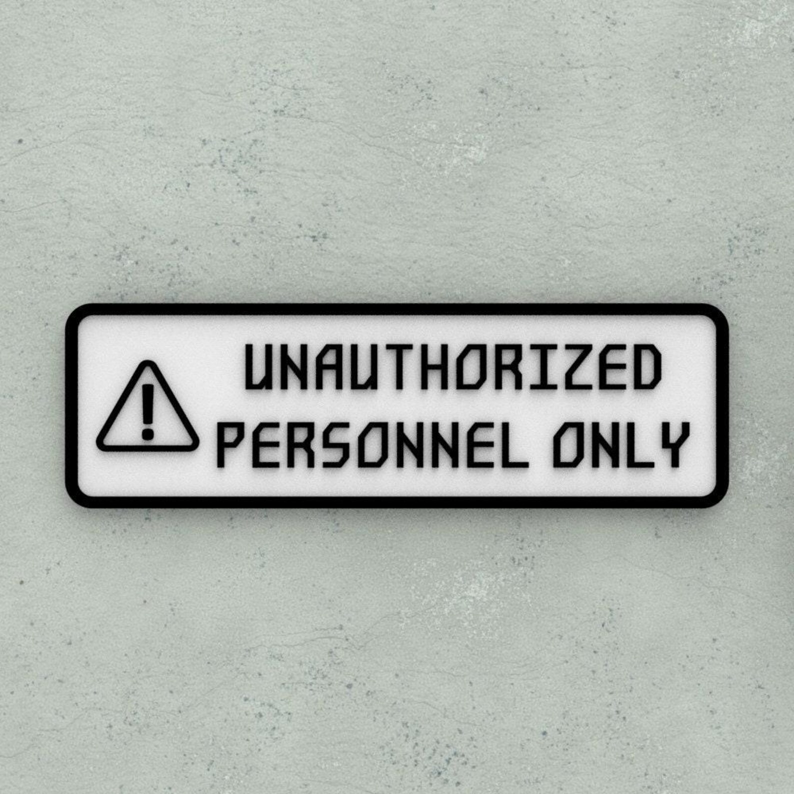 Sign |unauthorized Personnel Only - Etsy