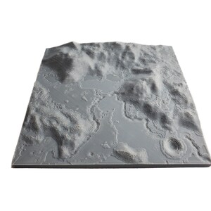 Apollo 15 Moon Landing Site Accurate 3D Topographical Map of - Etsy