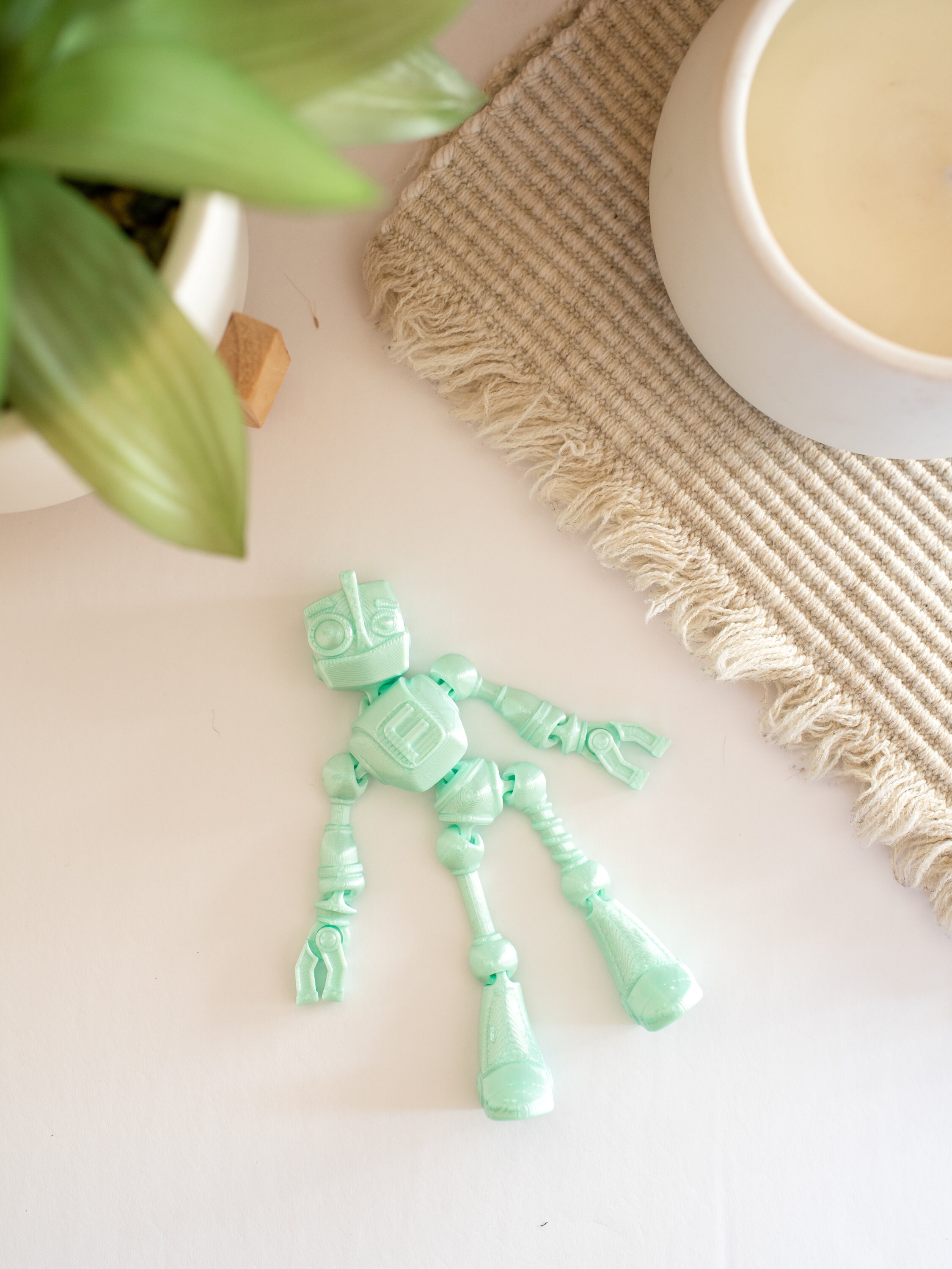 Friendly Fidget Robot Flexible Articulating 3d Printed - Etsy