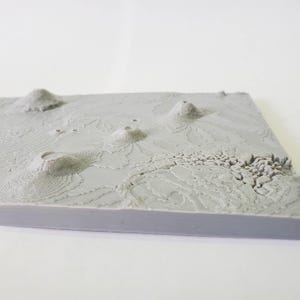 Mars 3D Topography Map of the Largest Volcanic Region on Mars - Tharsis ...