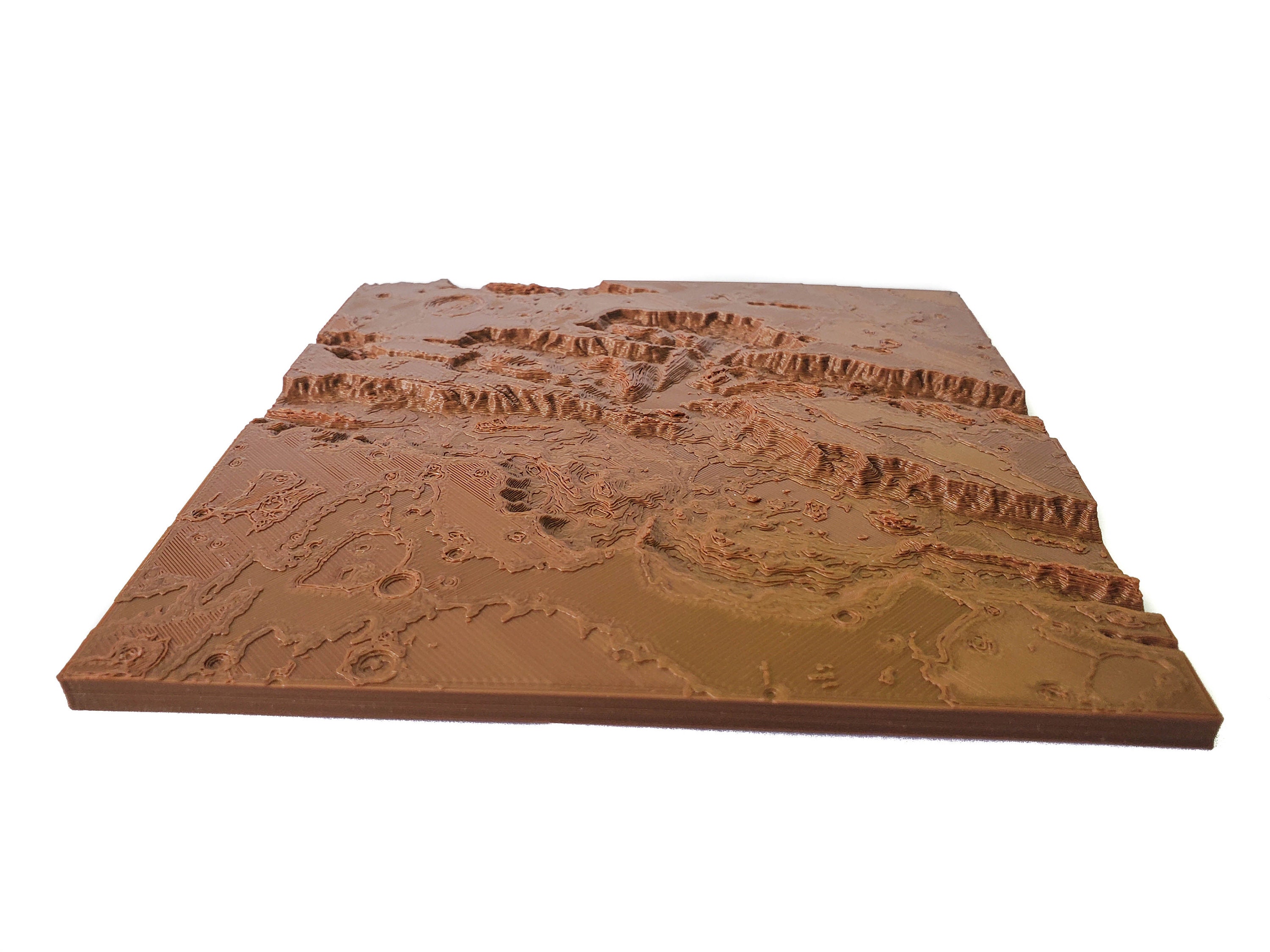 Mars 3D Topography model of VALLES MARINERIS One of the | Etsy