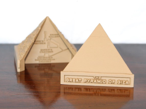 Pyramid Puzzle 4 Piece Professor Puzzle: Great Pyramid Of Giza - 3D ...