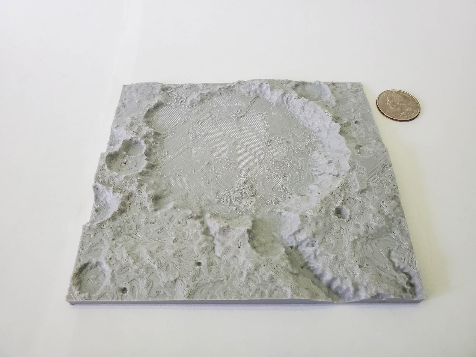 Mars 3D Topography Model of GUSEV CRATER the NASA Spirit - Etsy