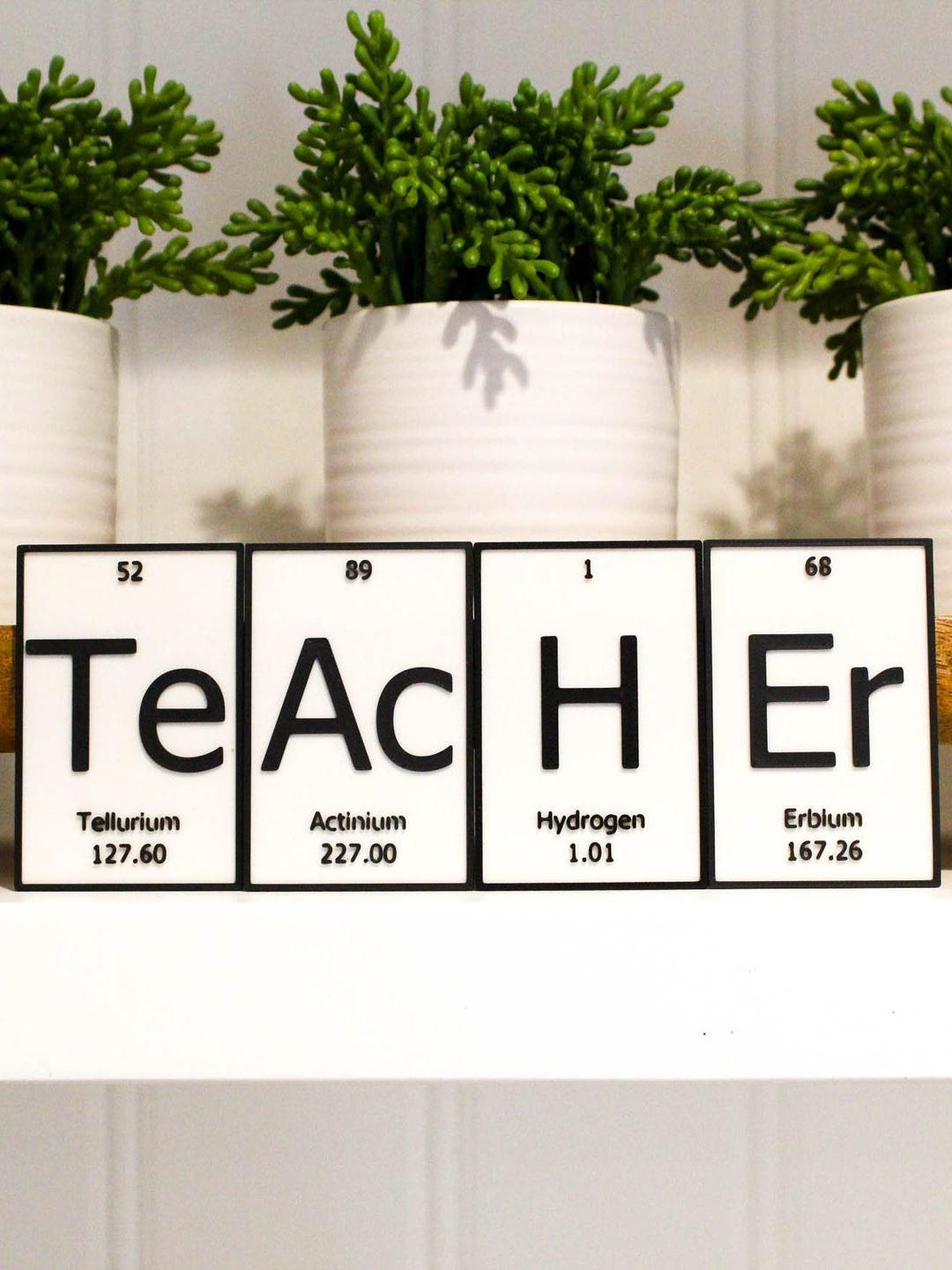 Teacher | Periodic Table of Elements Wall, Desk or Shelf Sign - Etsy