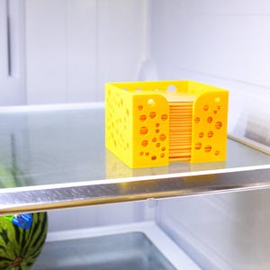 Cheese Holder Tray for Square Singles Slices - Etsy