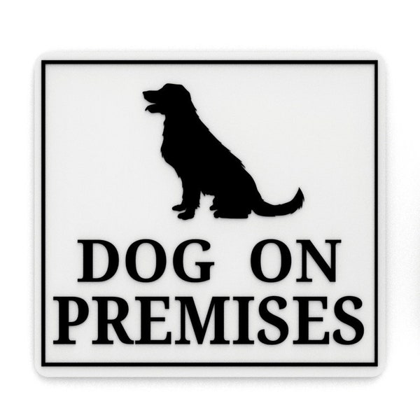 Dog on Premises Signs - Etsy