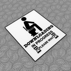 Funny Sign | Downloading in Progress Please Wait - Etsy