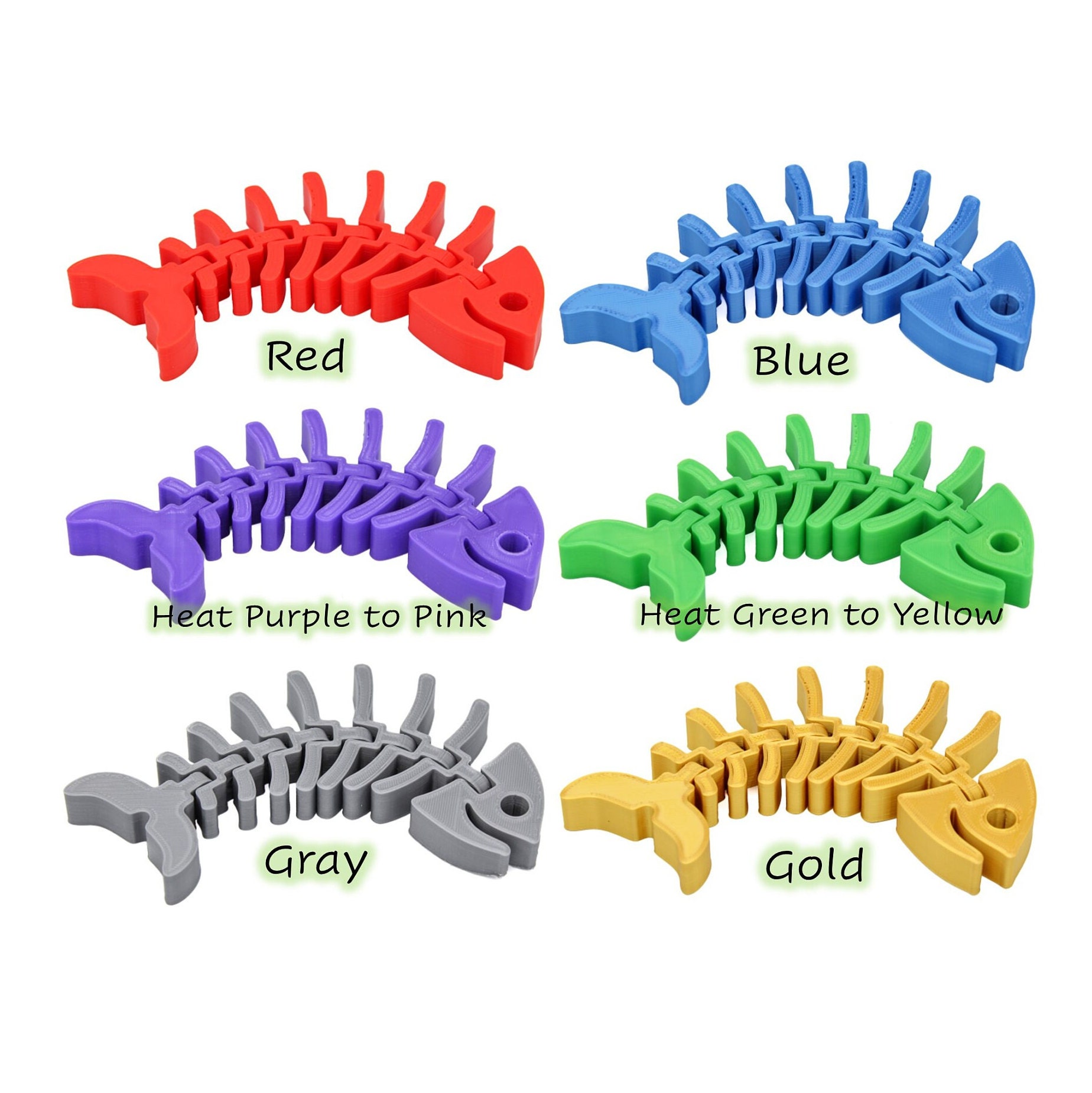 Friendly Fish Fidget Pocket Size STIM ANY COLOR and Type - Etsy