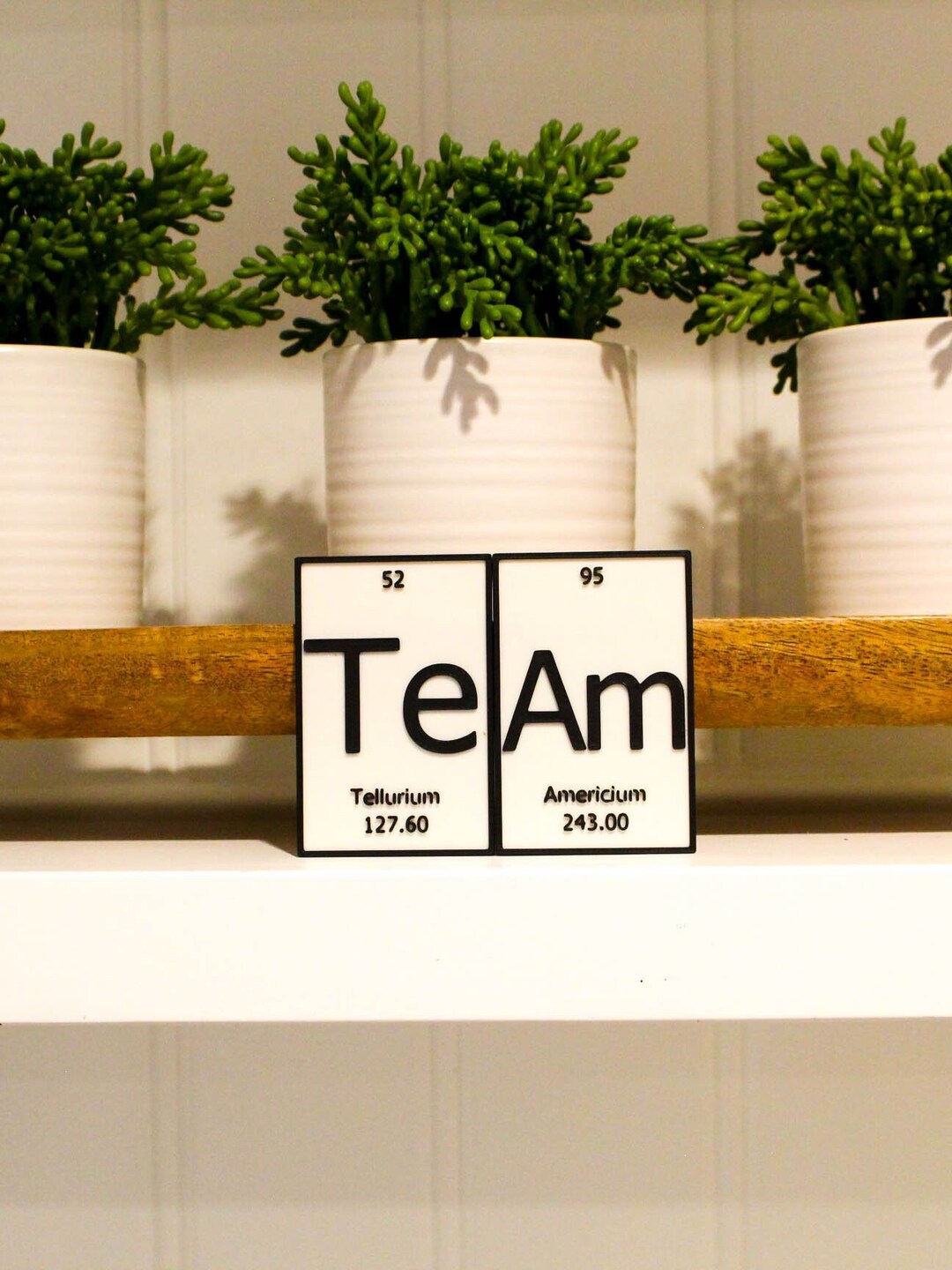 Team Periodic Table of Elements Wall, Desk or Shelf Sign - Etsy