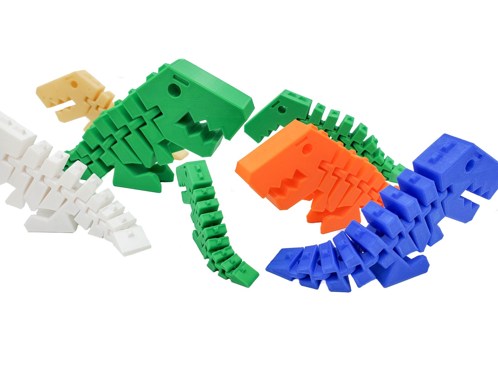 Lovable Flexible T-rex Fidget Articulating Flexi-rex Made - Etsy