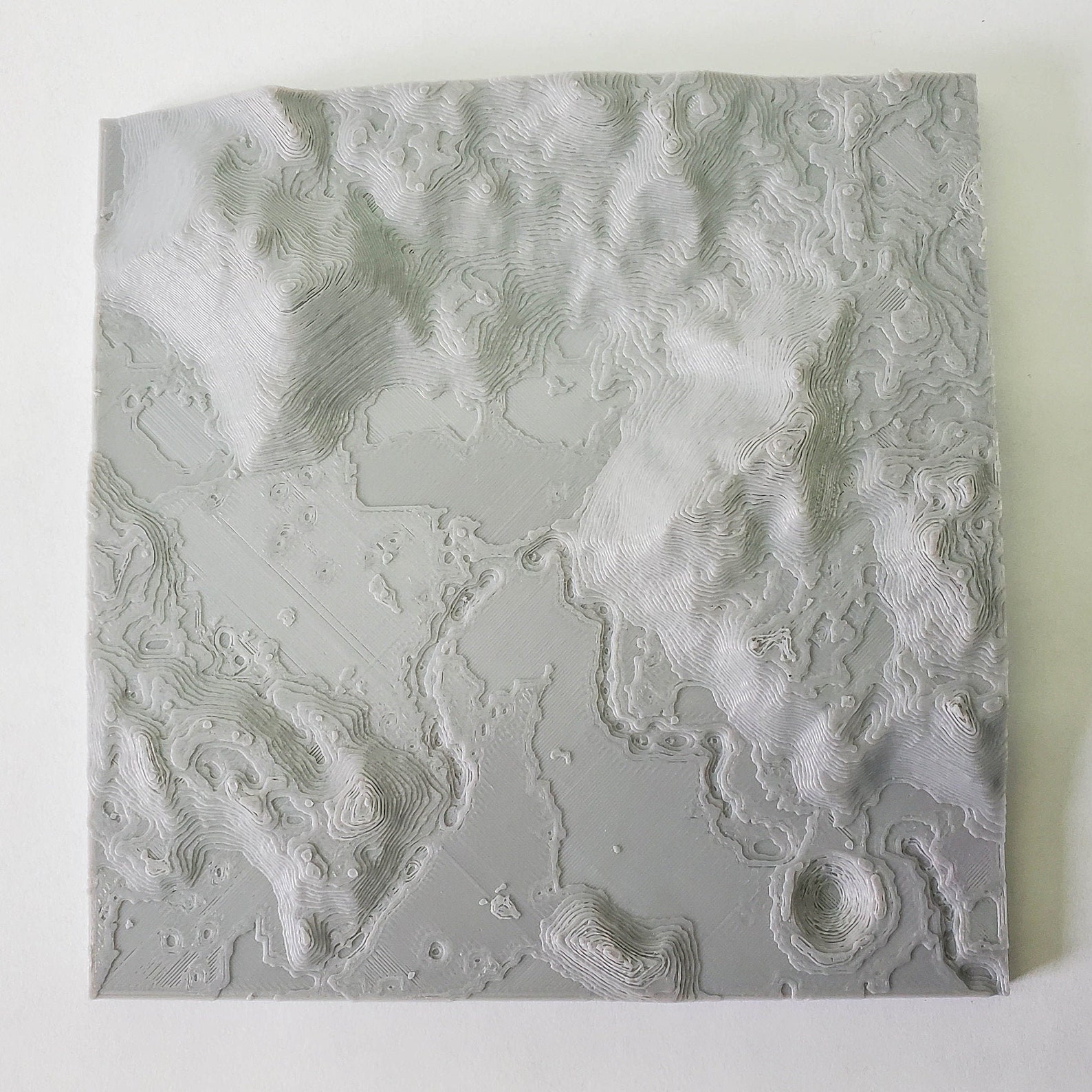 APOLLO 15 Moon Landing Site Accurate 3D Topographical Map of - Etsy