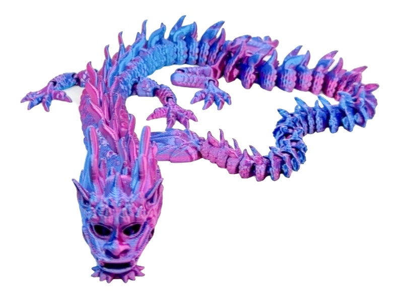 Jumbo Large Fidget Articulating Dragon 21 Choose Any - Etsy