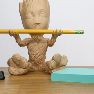 Baby Groot Pen, Pencil, Phone Holder - Etsy