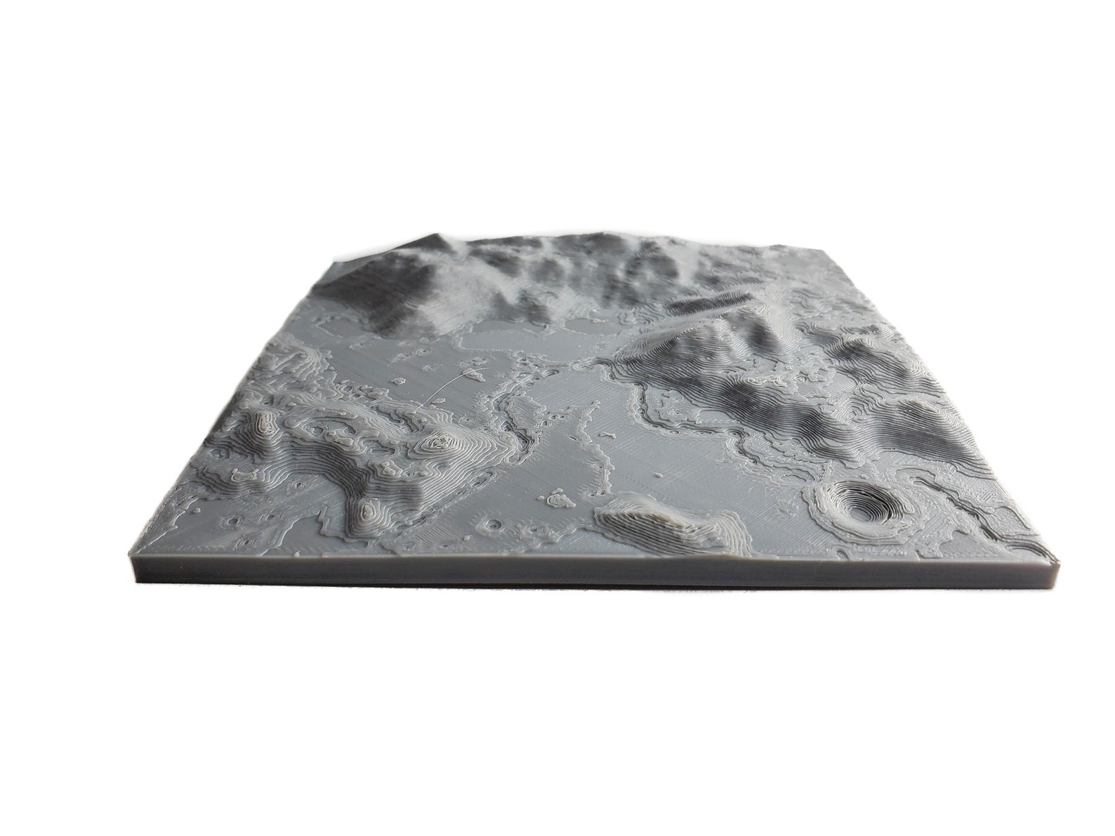 APOLLO 15 Moon Landing Site Accurate 3D Topographical Map of - Etsy