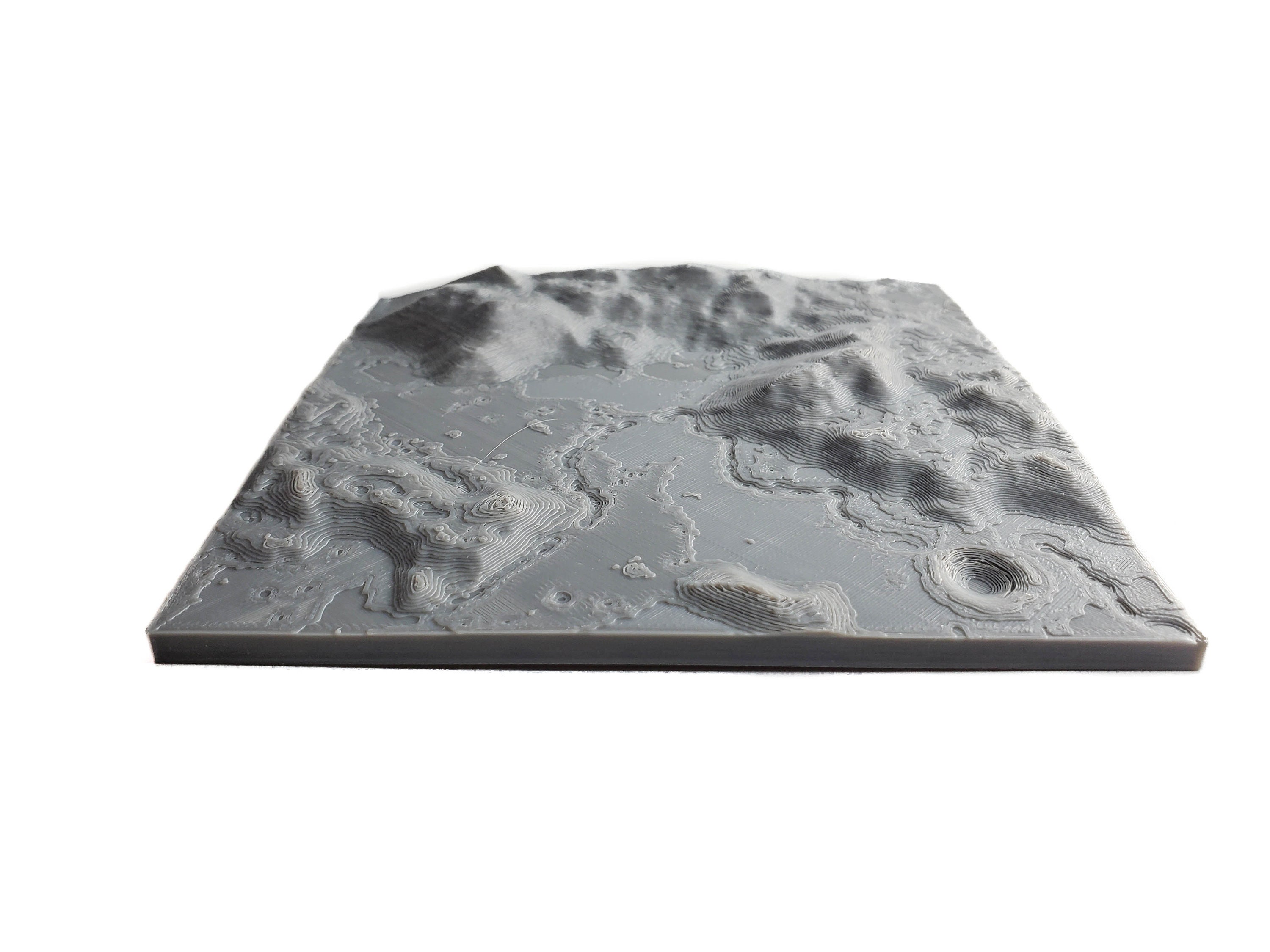 APOLLO 15 Moon Landing Site Accurate 3D Topographical Map of - Etsy