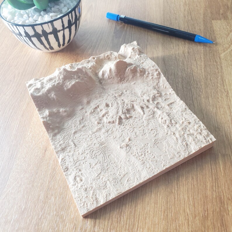 Mars 3D Topography Model of JEZERO CRATER Delta Region the | Etsy