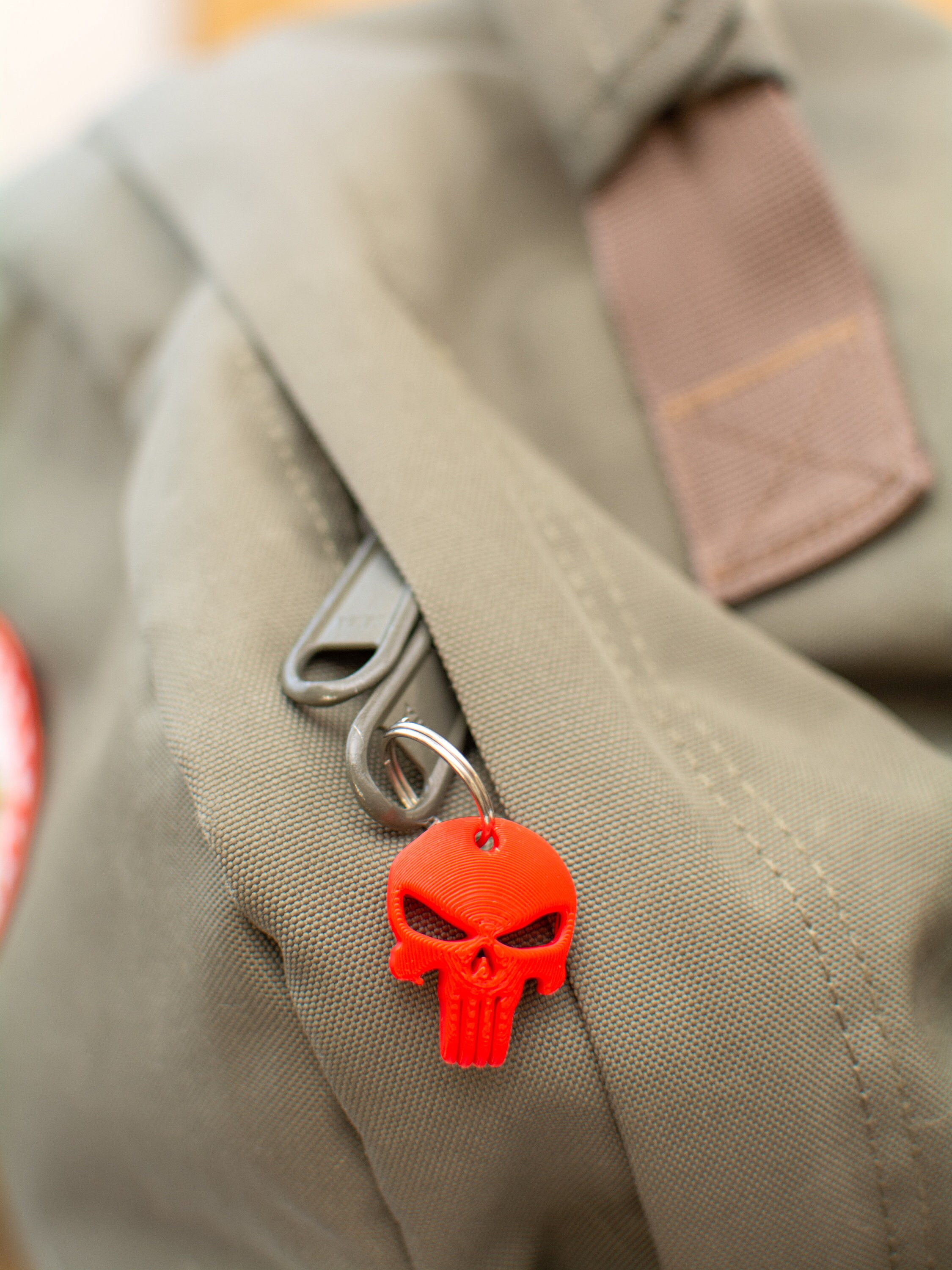 Set of 10 Punisher Skull Zipper Pull Pendent Necklace - Etsy