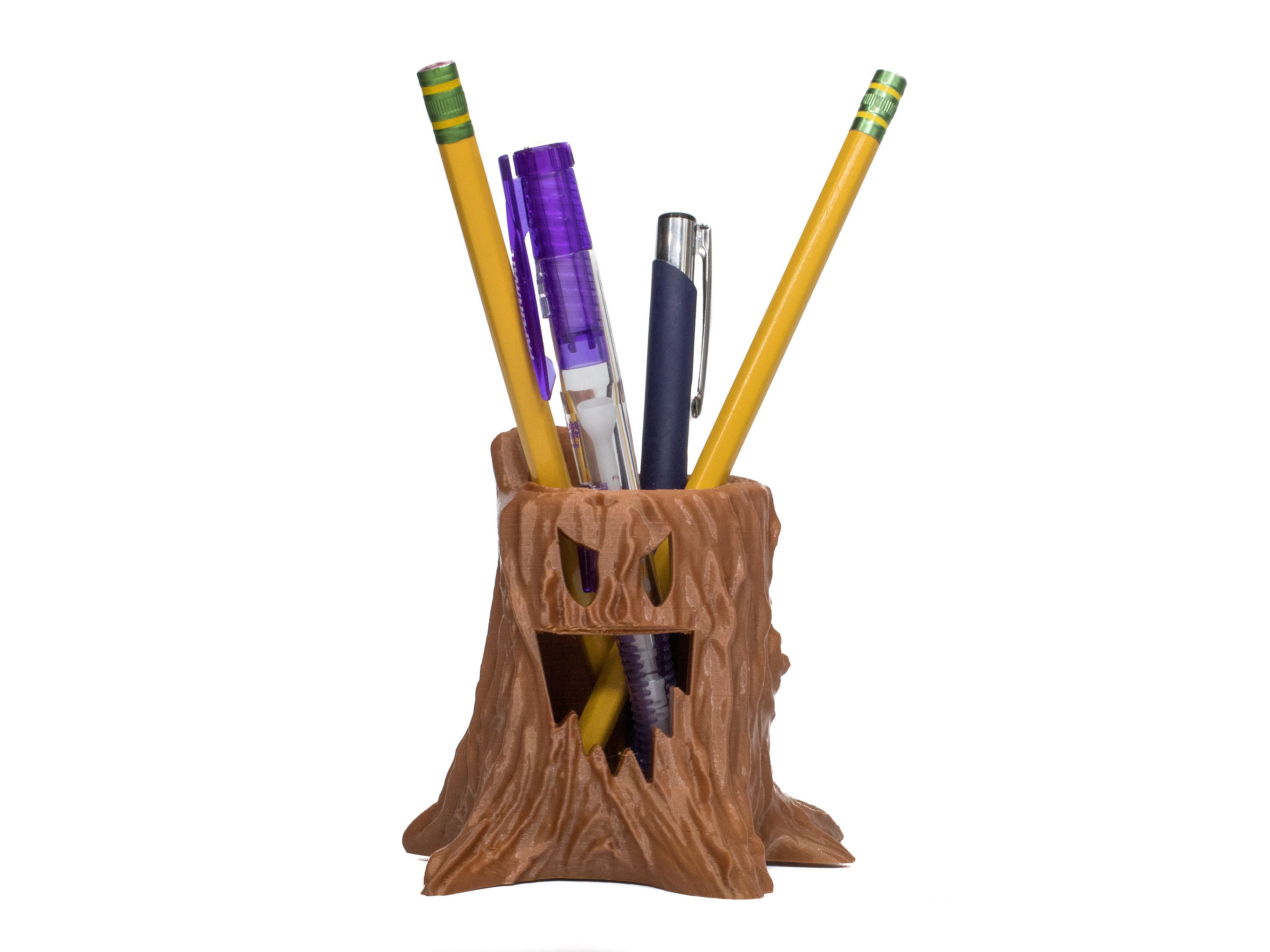 Very Scary Tree Stump Pen Holder for School Office Halloween - Etsy