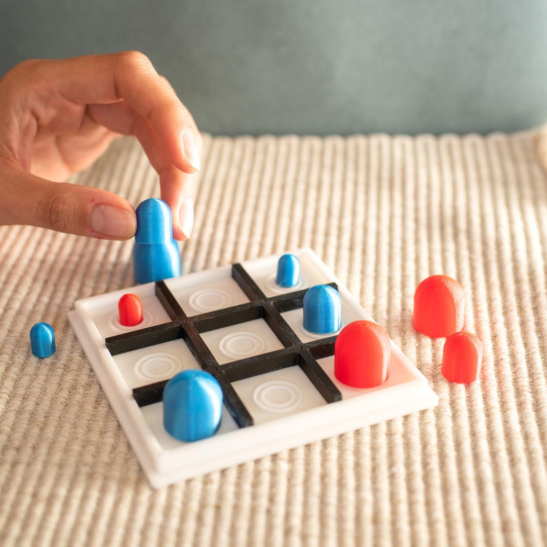 Tic Tac Toe Tower Game | Stacking Board Game - Etsy