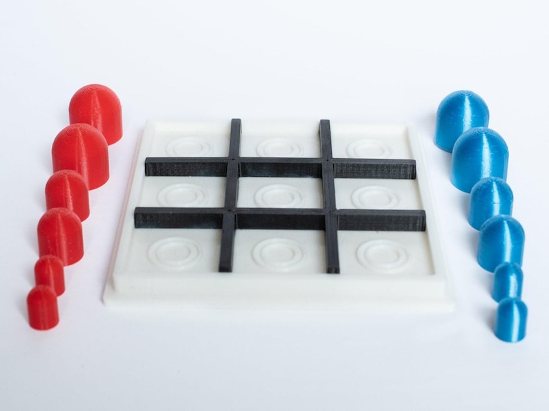Tic Tac Toe Tower Game | Stacking Board Game - Etsy
