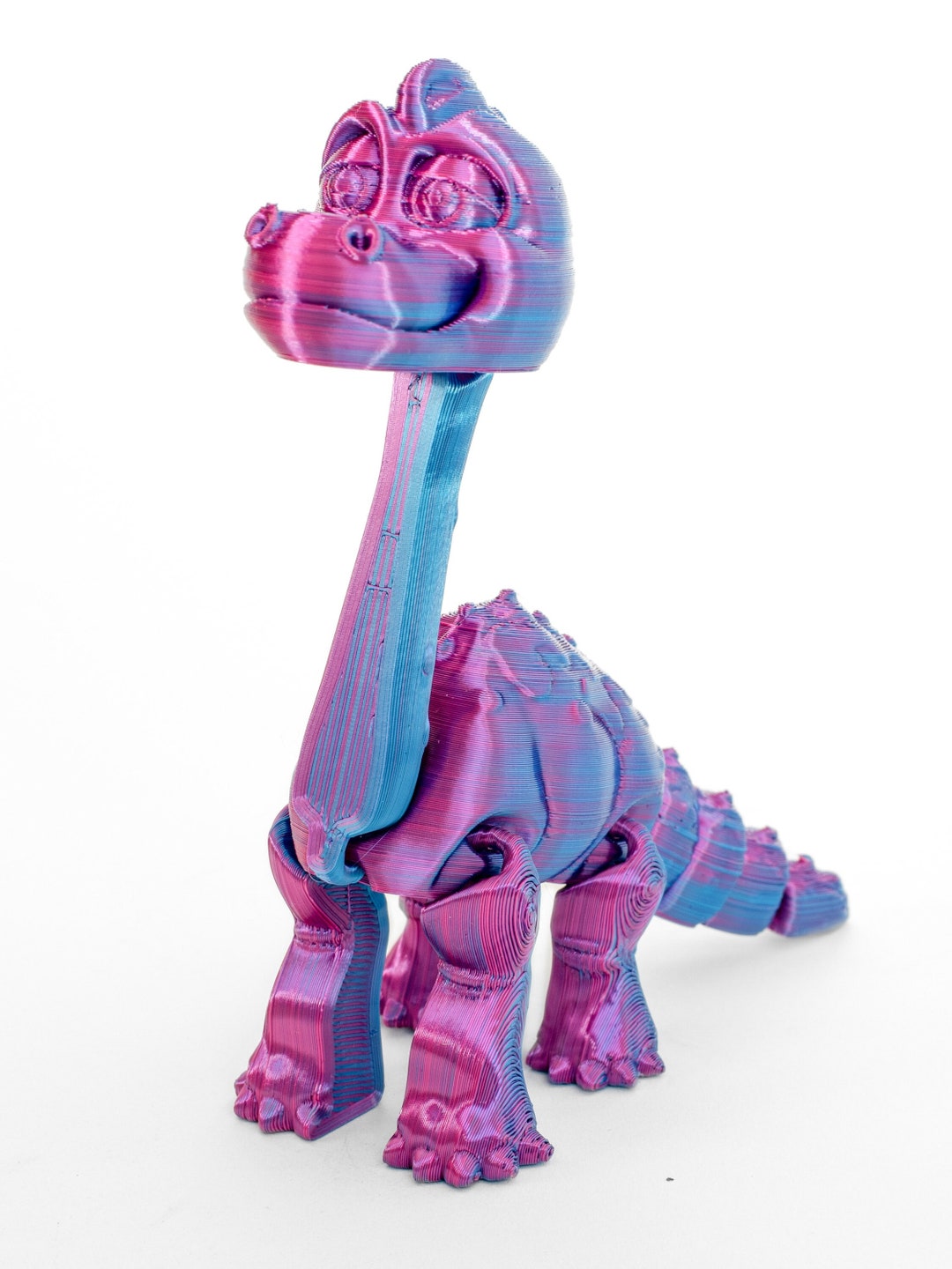 Jumbo Friendly Fidget Dinosaur Brontosaurus Flexible Articulating 3d ...