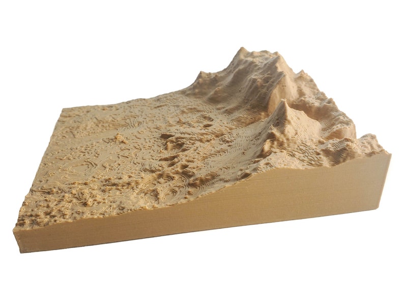 Mars 3D Topography Model of JEZERO CRATER Delta Region the | Etsy