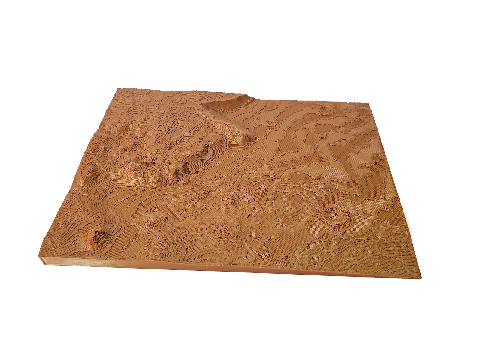 Mars 3D Topography Model of JEZERO CRATER Delta the NASA - Etsy
