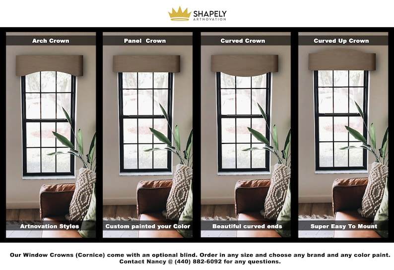 Panel Crown Cornice - Shapely Royal’s Trendy, Contemporary Custom Wood ...