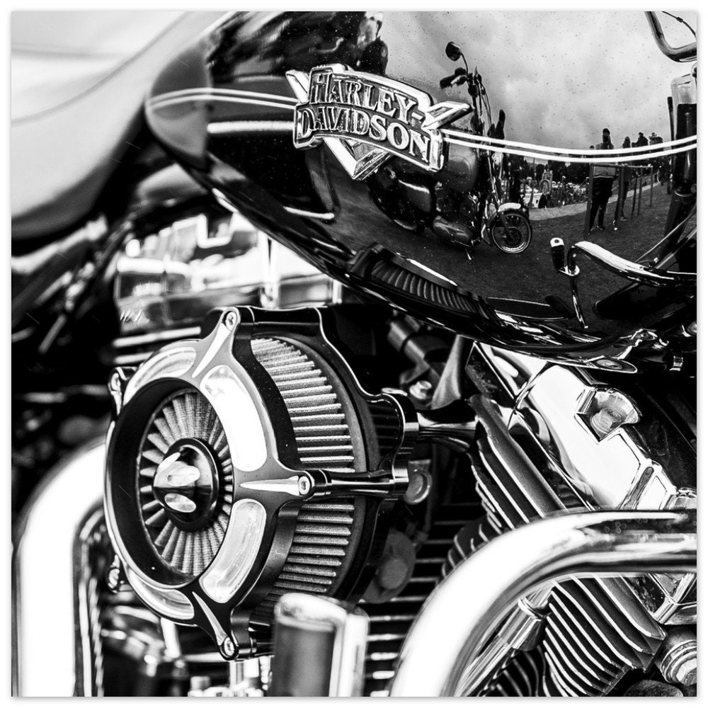 Harley Davidson Wall Art Motorcycle Decor Harley Davidson Print ...