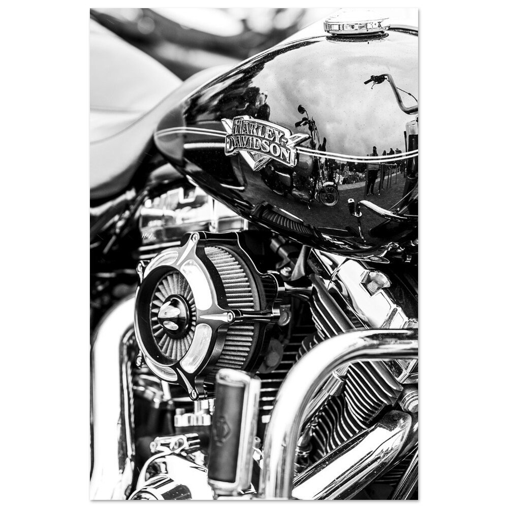 Harley Davidson Wall Art Motorcycle Decor Harley Davidson Print ...