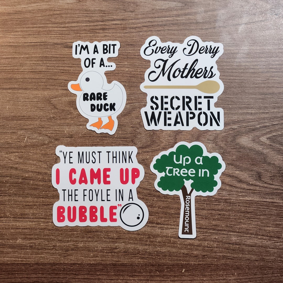 The Derry-ism Sticker Pack Updated: Available Now in Gloss or Matte. - Etsy