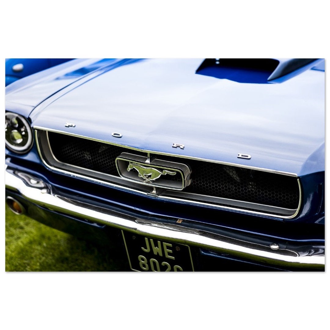 Ford Wall Art Ford Mustang Print Classic Ford Decor Vintage Ford Art ...
