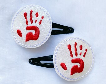 Bloody Hair Clip - Etsy