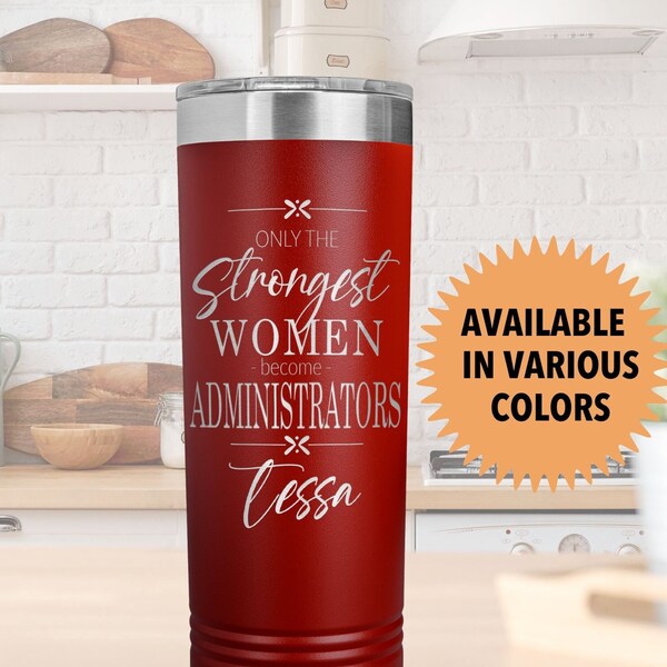 School Administrator Tumbler - Etsy