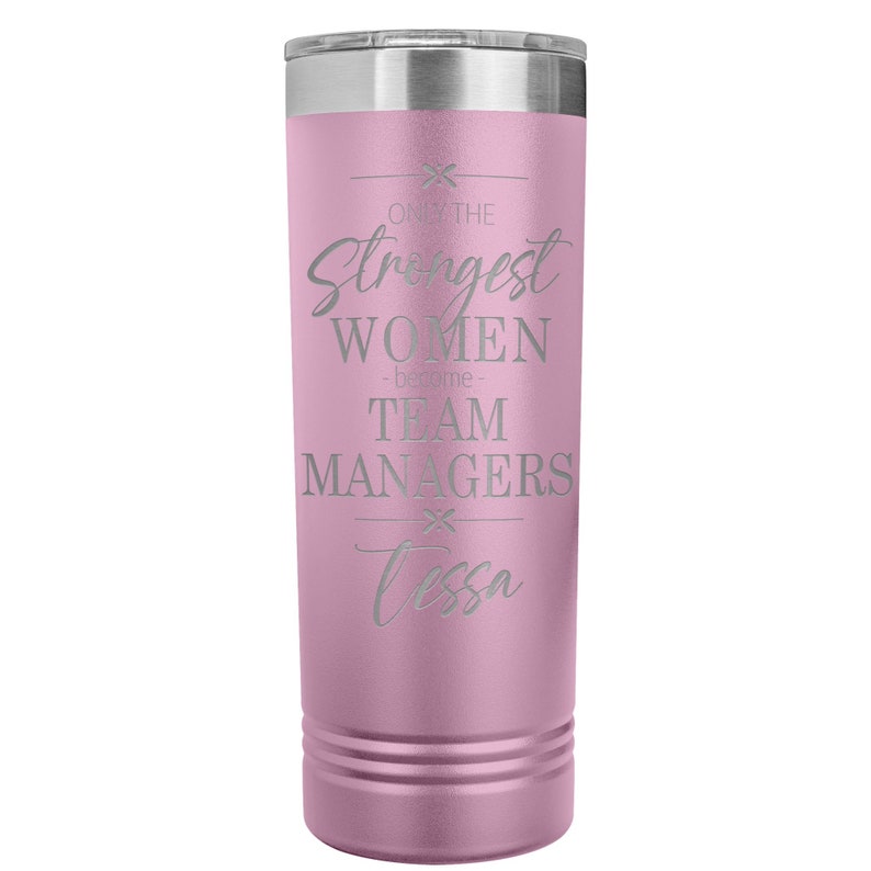 TEAM MANAGER Gifts L Skinny Tumbler for Her, Women L Supervisor, Team ...