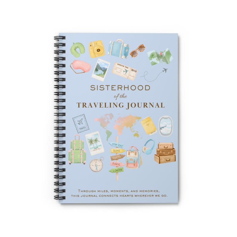 Sisterhood of the Traveling Journal, Personalized Travel Notebook for ...