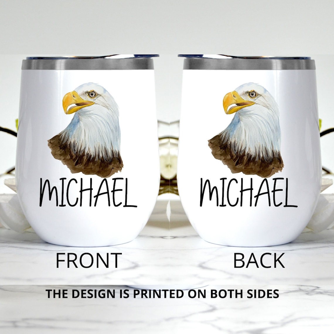 Personalized Eagle Gift Tumbler for Men L for Birthday - Etsy